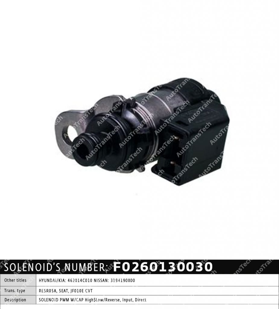 Solenoid F0260130030 – ATTCVT: Original Bosch CVT pushbelts&solenoids